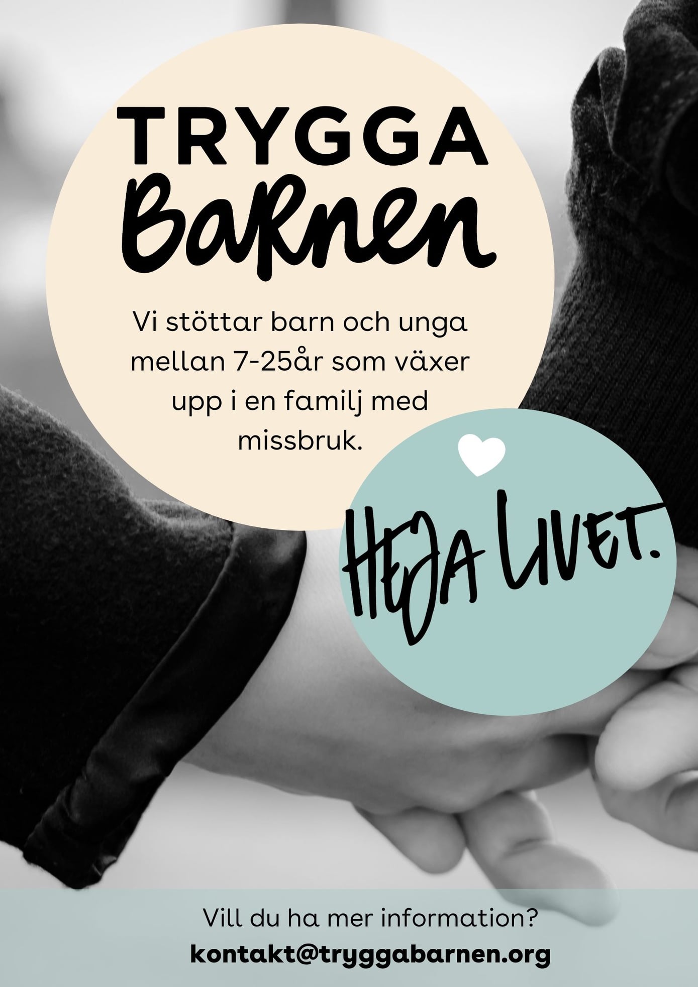 Samarbete med Trygga Barnen - Heja Livet